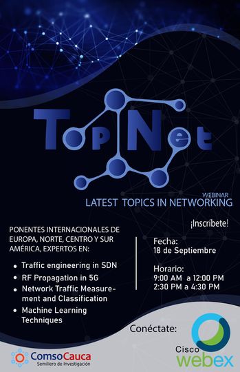 TopNet Webinar. The Latest Topics in Networking | English version